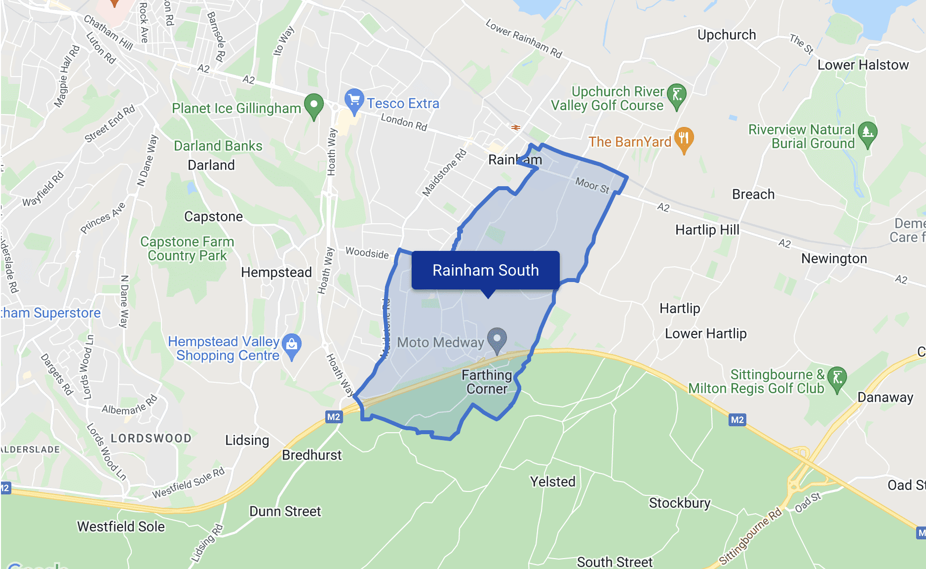 Medway’s most dangerous places- ranked by violent and sexual crimes ...